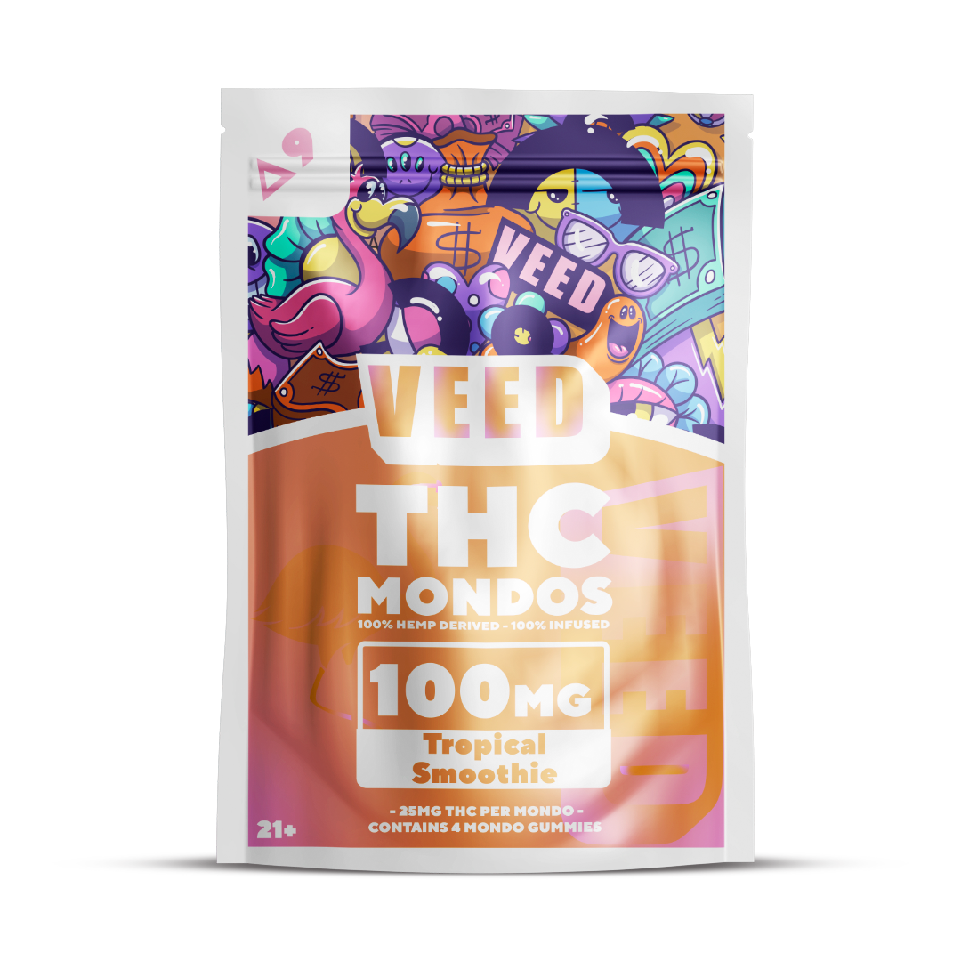 THC Gummies Free Sample | 100mg (25mg/piece) | Veed Labs | – VEED Labs
