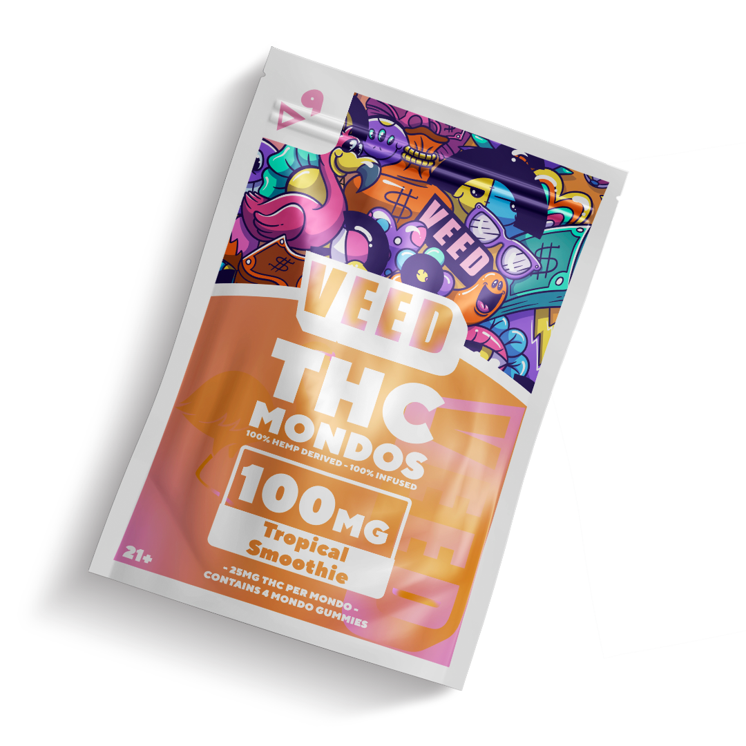 THC Gummies Free Sample | 100mg (25mg/piece) | Veed Labs | – VEED Labs