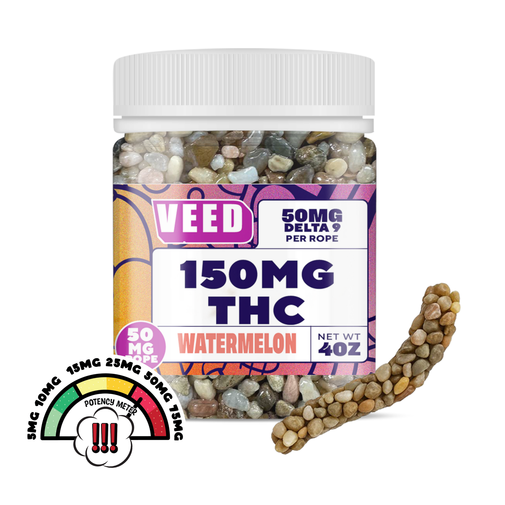 50mg THC Nerds Ropes – VEED Labs