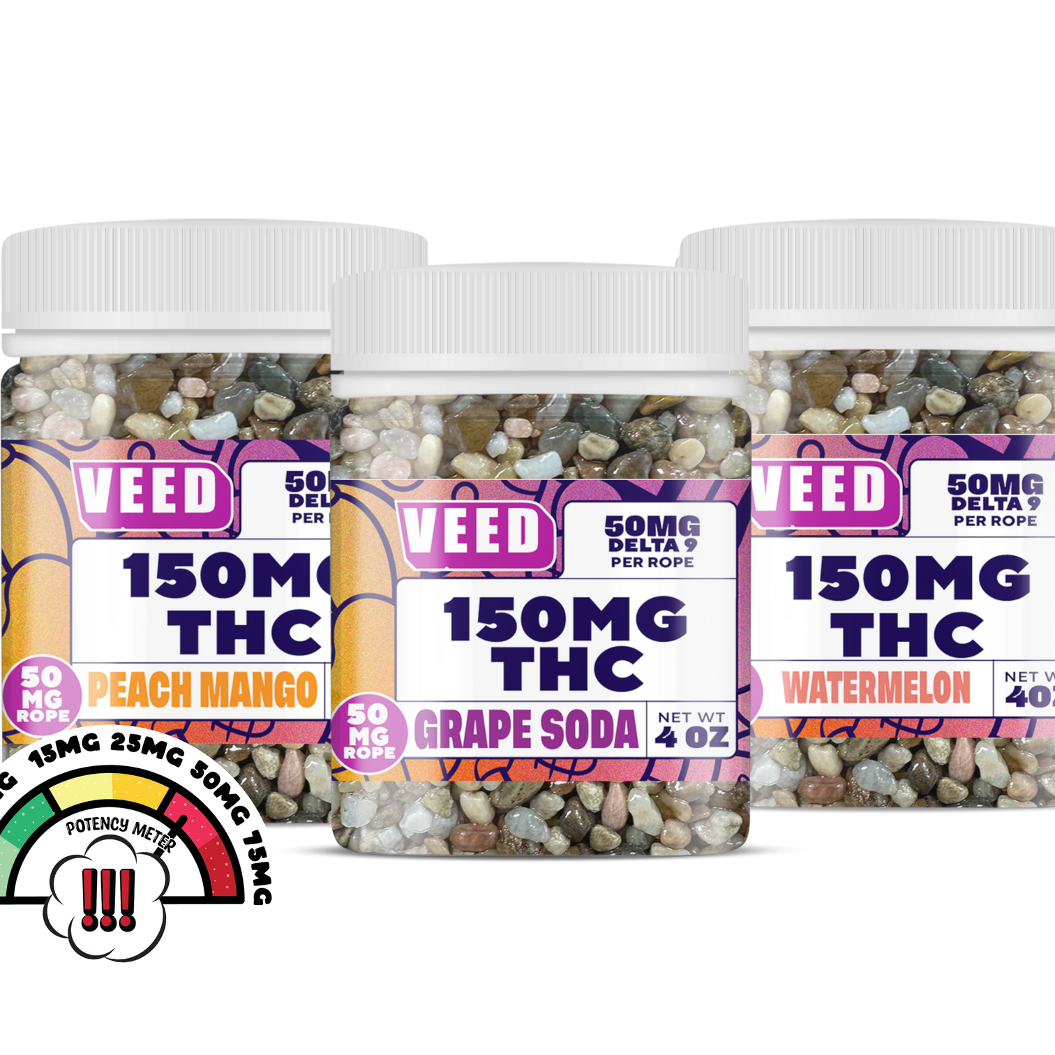 50mg THC Nerds Ropes – VEED Labs