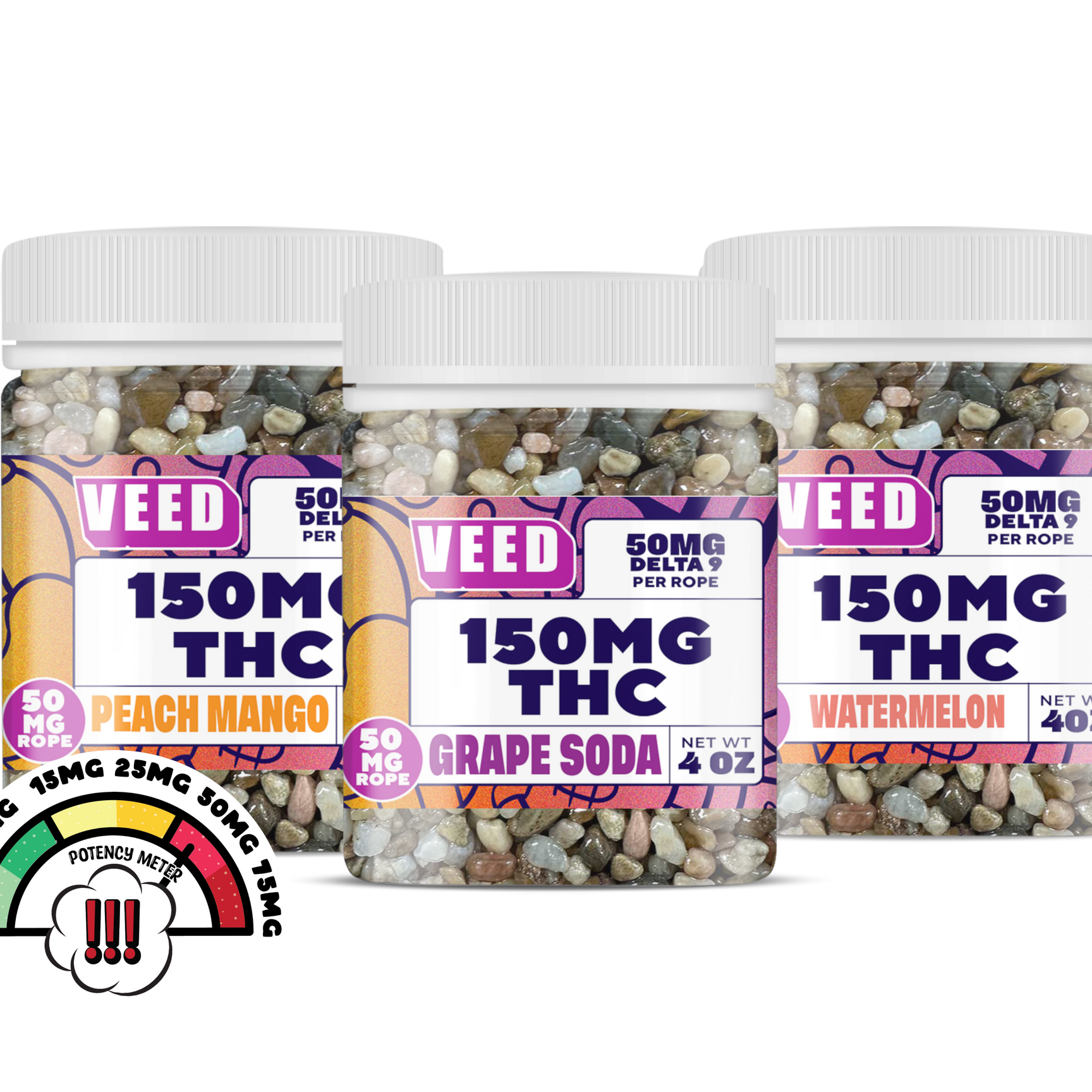 50mg THC Nerds Ropes – VEED Labs