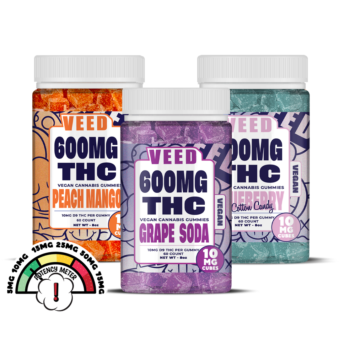 50MG THC Gummies & Edibles – VEED Labs